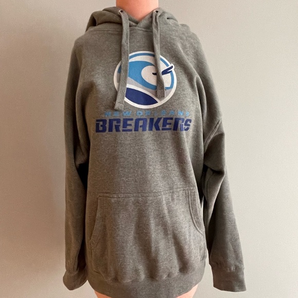 Shirts | New Orleans Breakers Grey Hoodie | Poshmark